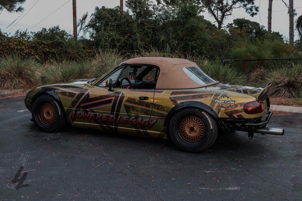 Miata with Custom Color Change Wrap, Graphics and Lettering | Fried Color
