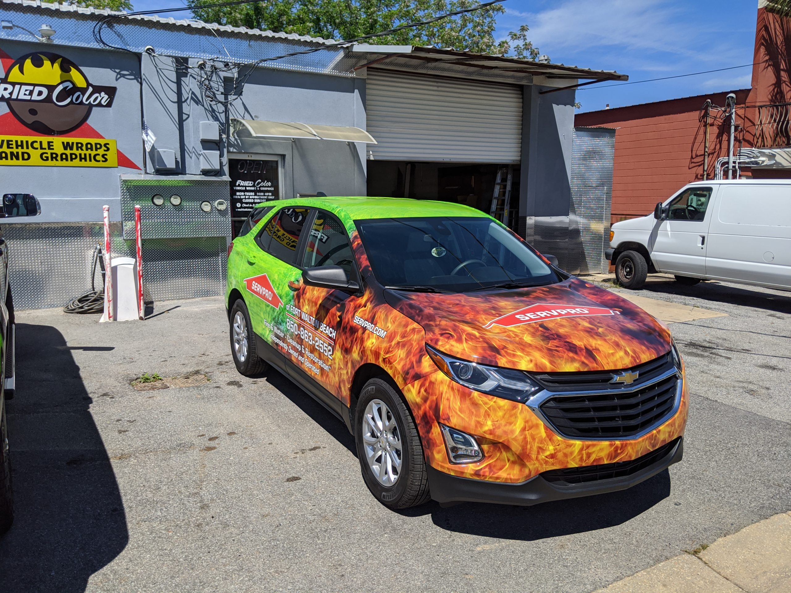 Commercial Wrap | Fried Color
