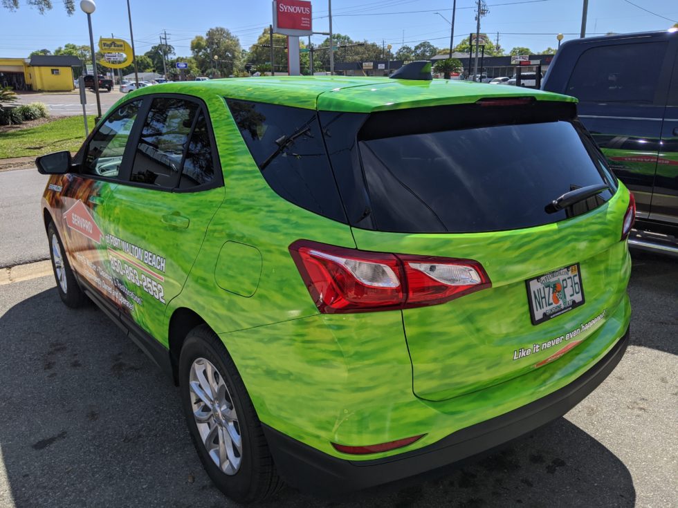 Chevy Equinox with Custom Vinyl Wrap | Fried Color
