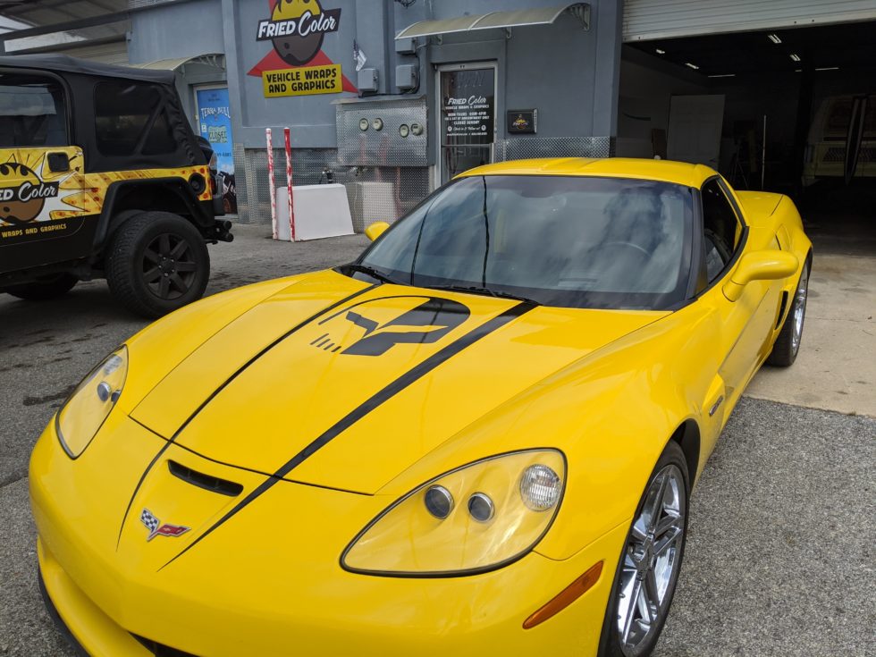 C6 Corvette with Jake Skull Wrap | Fried Color
