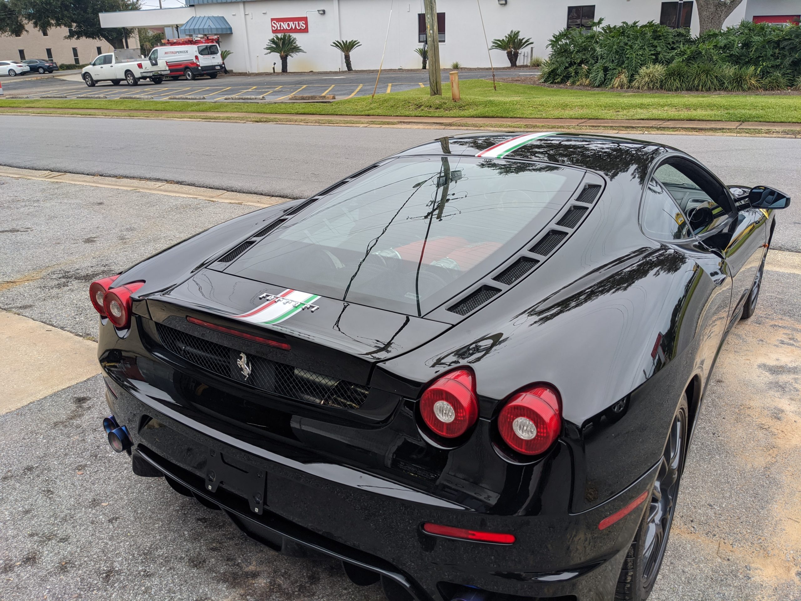 Ferrari with Custom Stripes | Fried Color