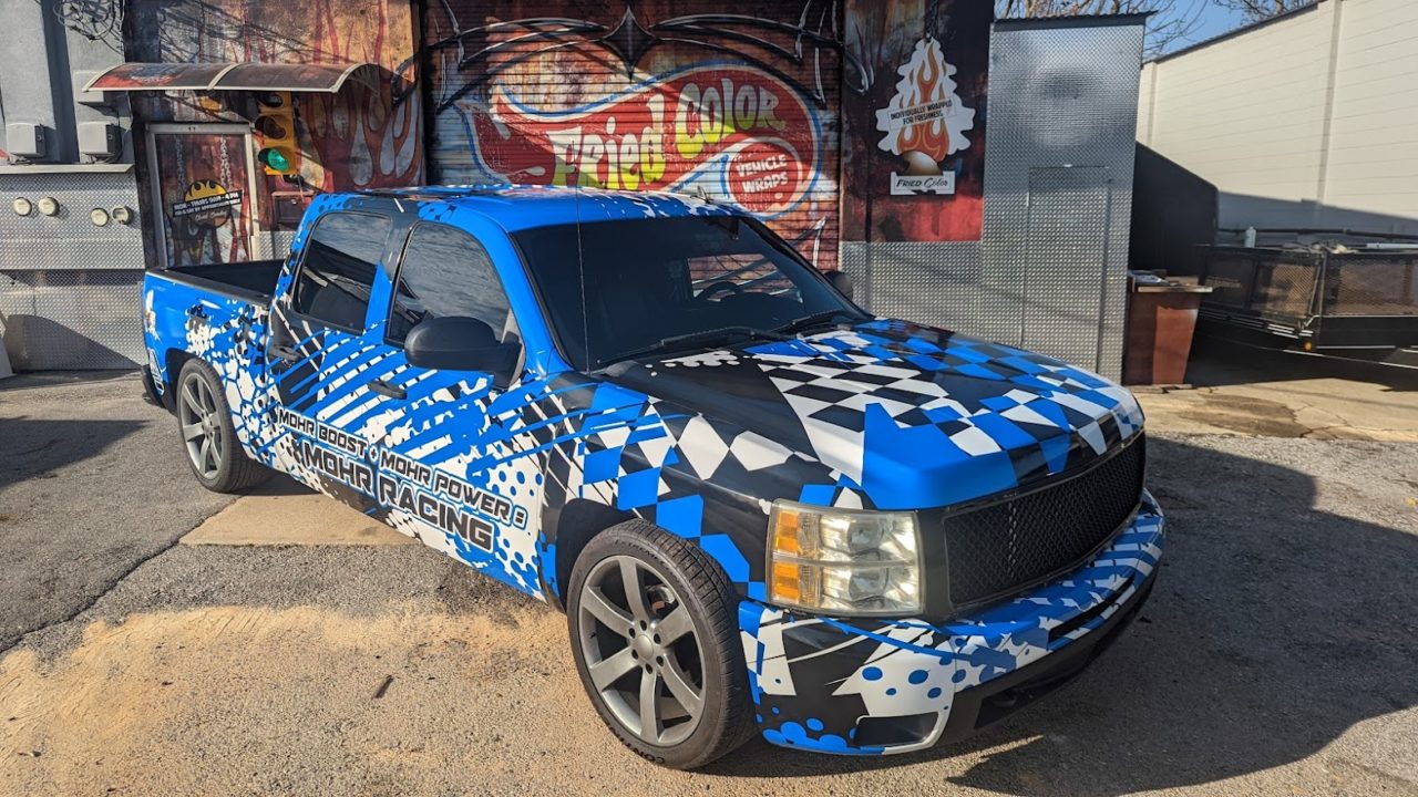 Chevy Truck Gets Custom Vinyl Wrap | Fried Color